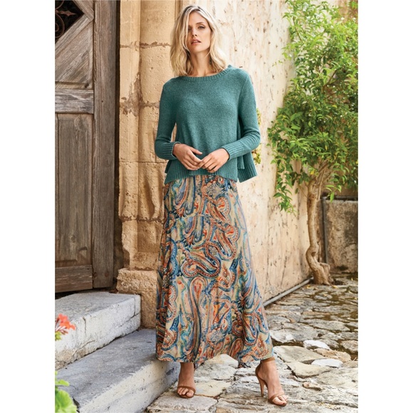 Peruvian Connection | Skirts | Peruvian Connection Aquarelle Multi ...